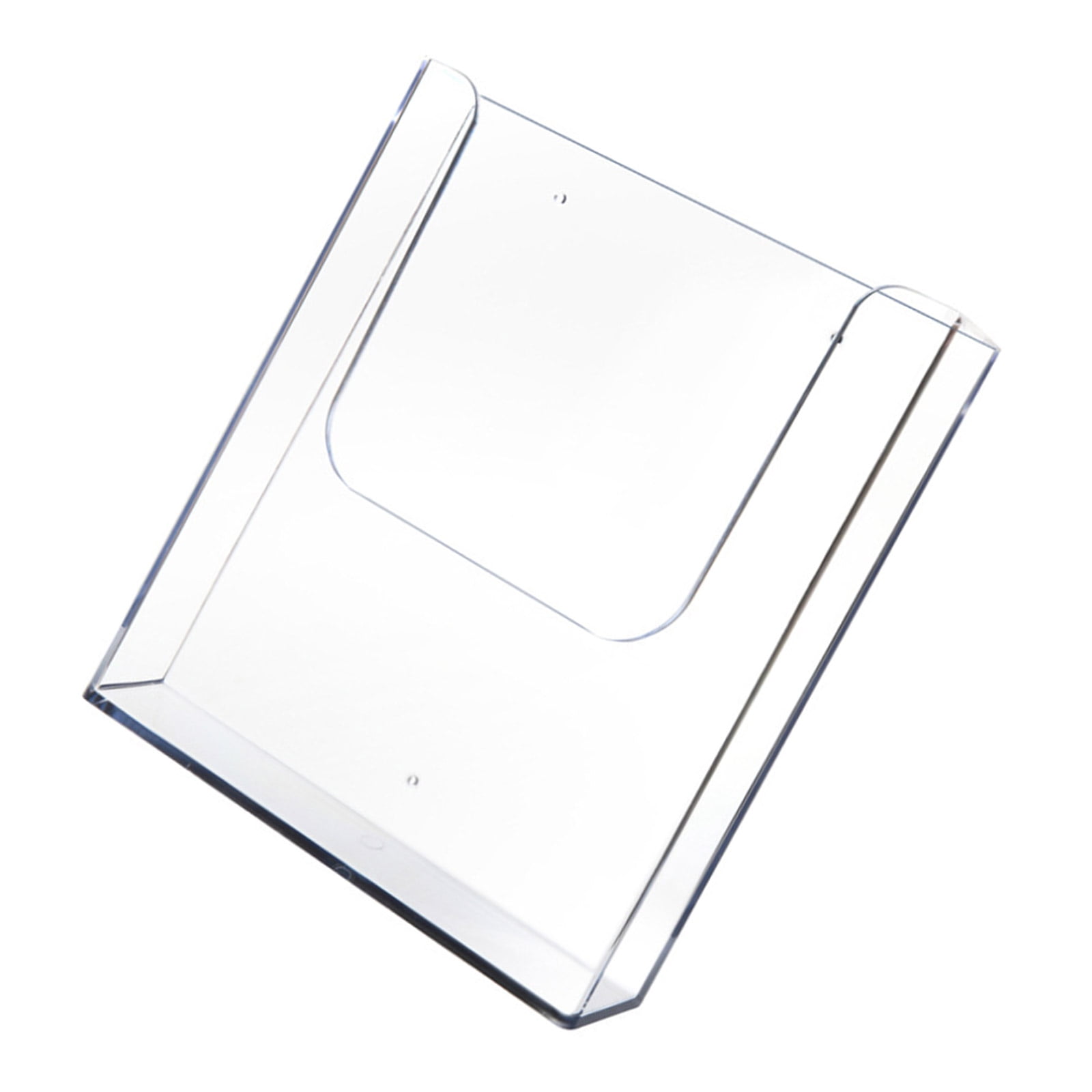 Wall Document Organiser Holder Clear Acrylic File Display Rack Space ...