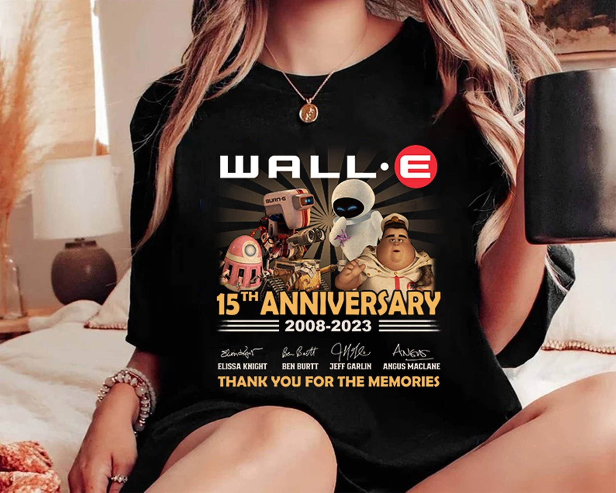 Wall E 15th Anniversary Shirt | Wall-E And Eve Shirt | Wall E 15th ...