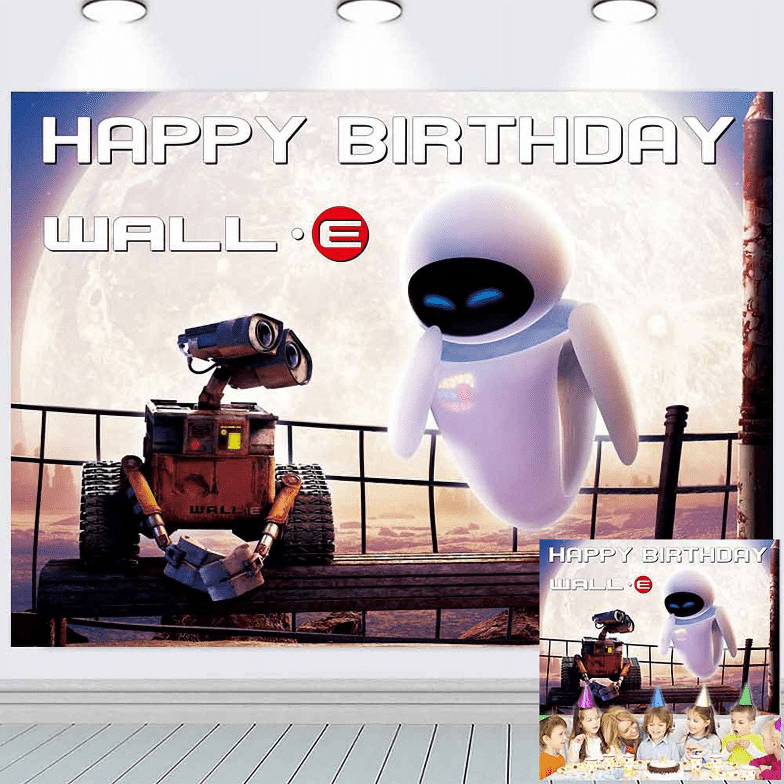 Wall E Backdrop Taspestry Banner Party Supplies Background Poster Decor ...