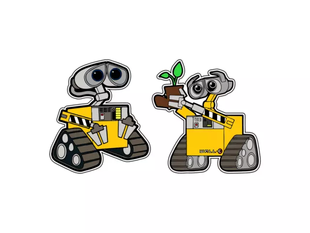 Wall-E Cartoon Waterproof Sticker Phone Decal Water Bottle Stickers Car ...