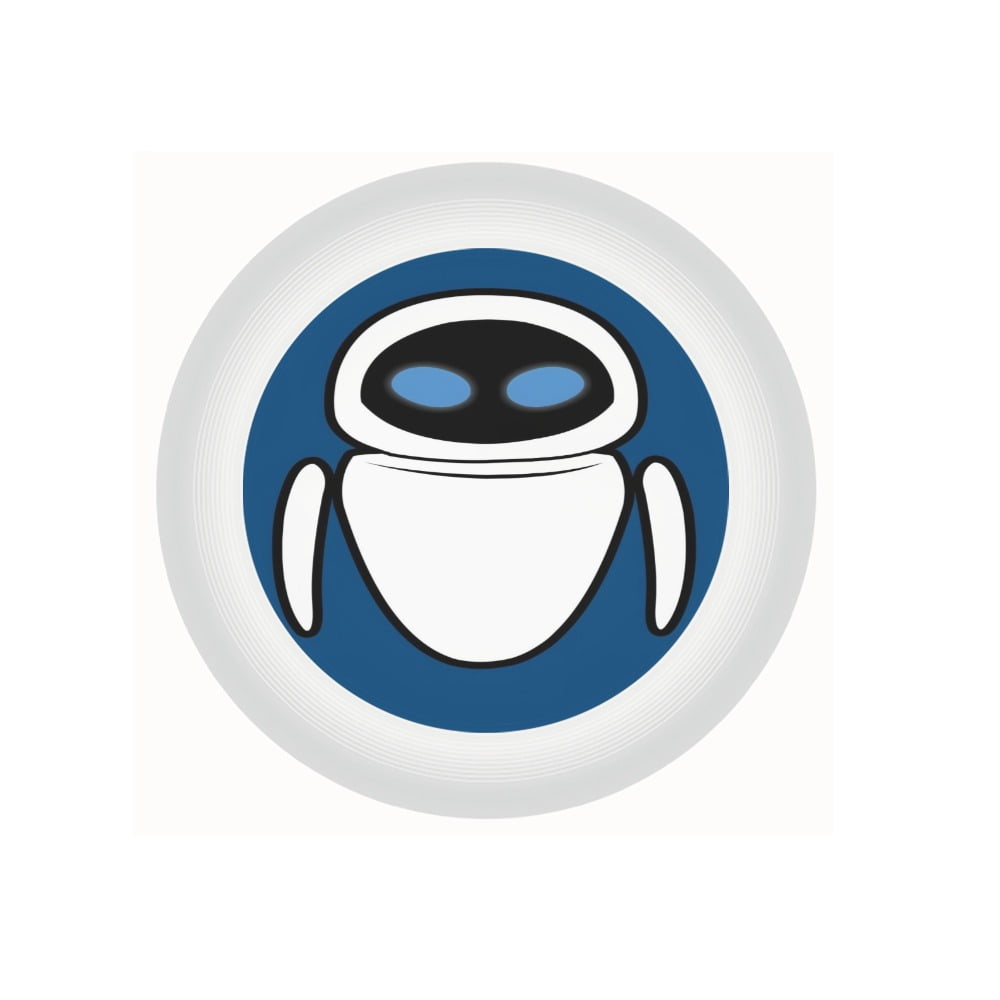 Wall-E Patterned Frisby Slip Resistant And Stable Throw With A Hidden ...