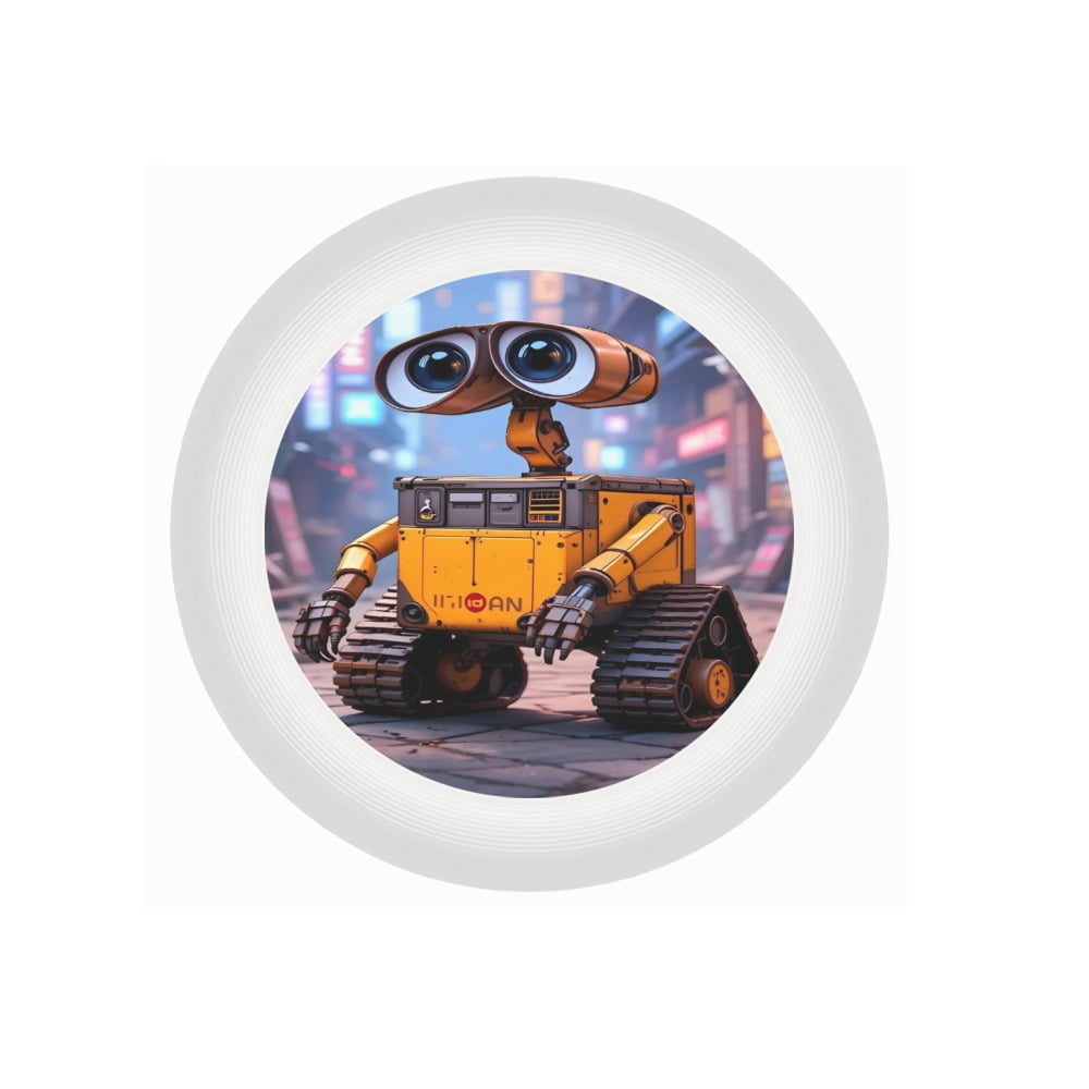Wall-E Patterned Frisby Slip Resistant And Stable Throw With A Hidden ...