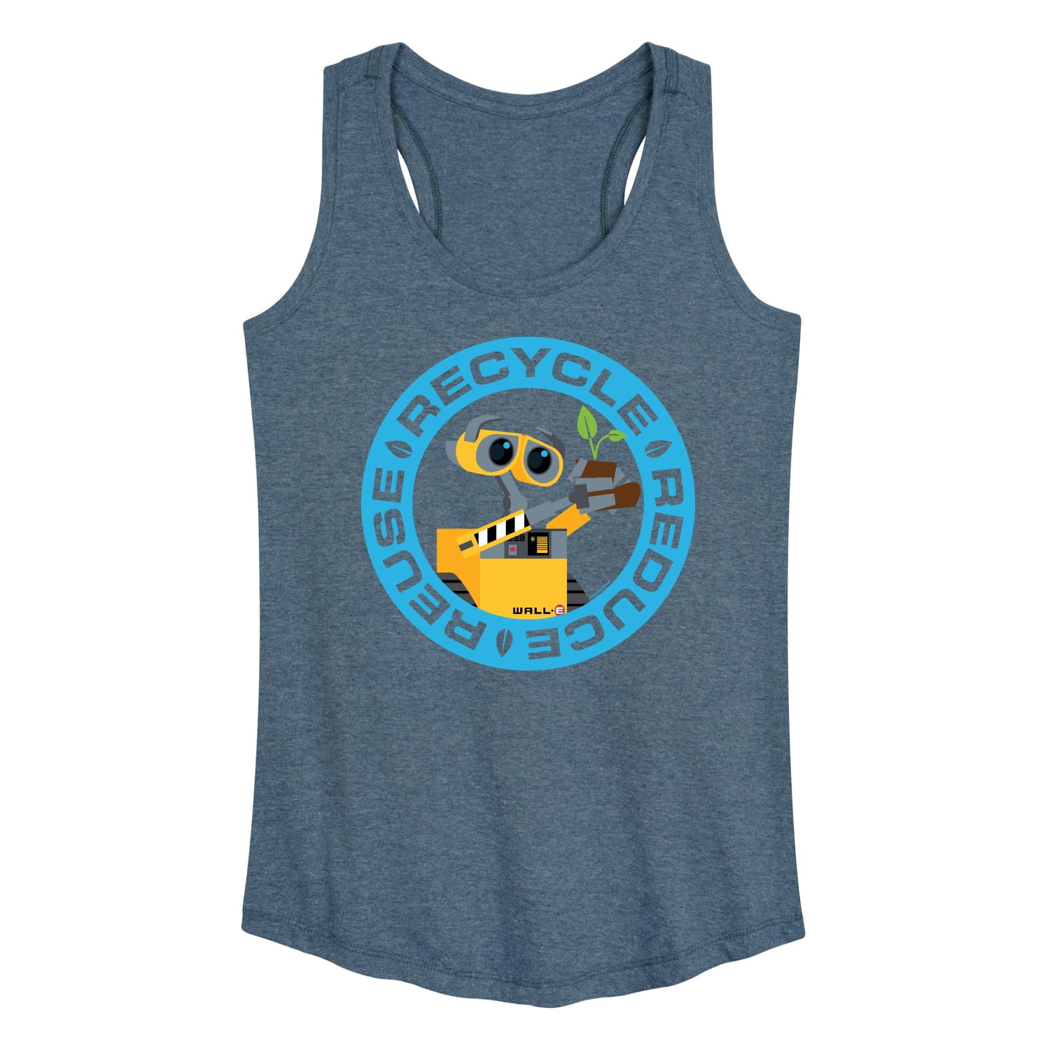 Wall-E - Recycle, Reduce, Reuse - Women's Racerback Tank Top - Walmart.com