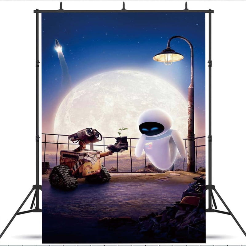 Wall E Taspestry Wall Decor Birthday Banner Backdrop Background Party ...
