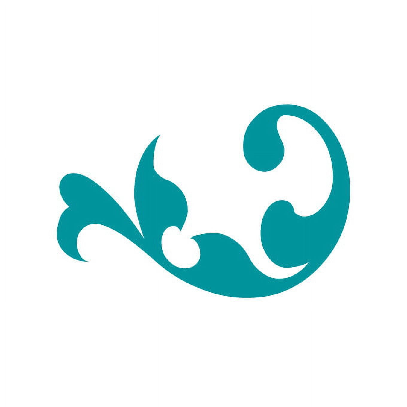 Wall Embellishment Decals - Small - Teal - Walmart.com