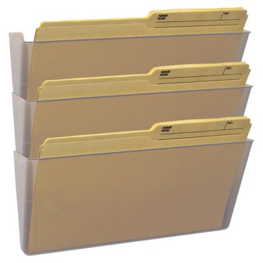 ALBA - Mesh 3 pocket wall file set - Black - Walmart.com