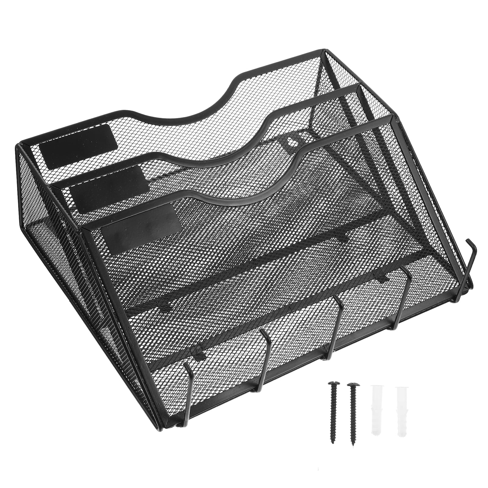 Wall File Organizer Folder Holder Rack Magazine Stand Book Shelves for ...