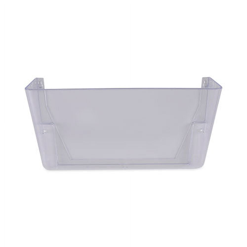Wall Files, 3 Sections, Letter Size, 13" x 4" x 14", Clear, 3/Set ...