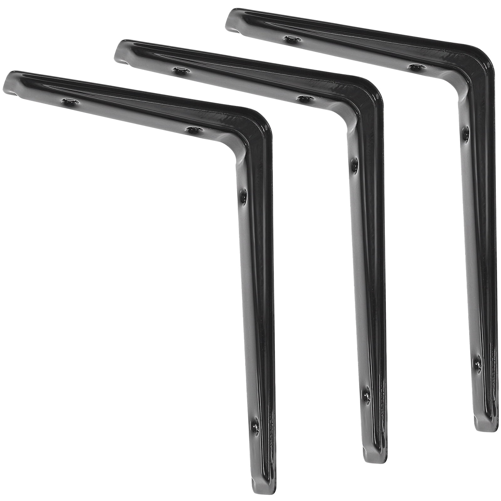 Wall Floating Shelves Tripod Shelf Brackets Support Heavy Duty Mounted ...