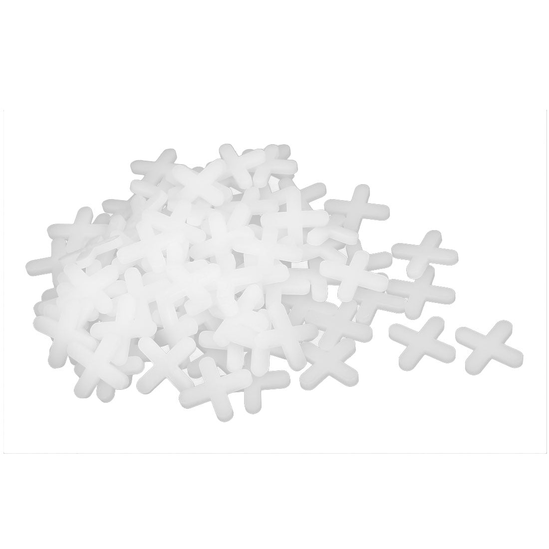 Wall Floor Ceramic Tile Plastic Cross Spacer 5mm White 100pcs - Walmart.com