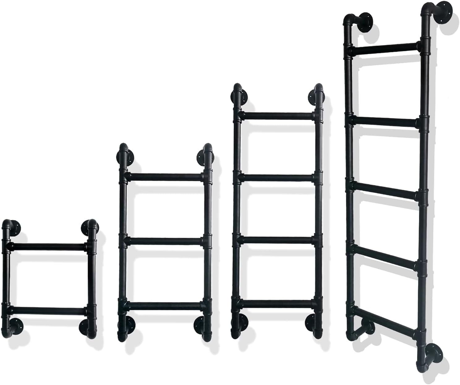 Wall/Floor-Mounted Ladders for Home, Basement Window Well Egress Exit ...