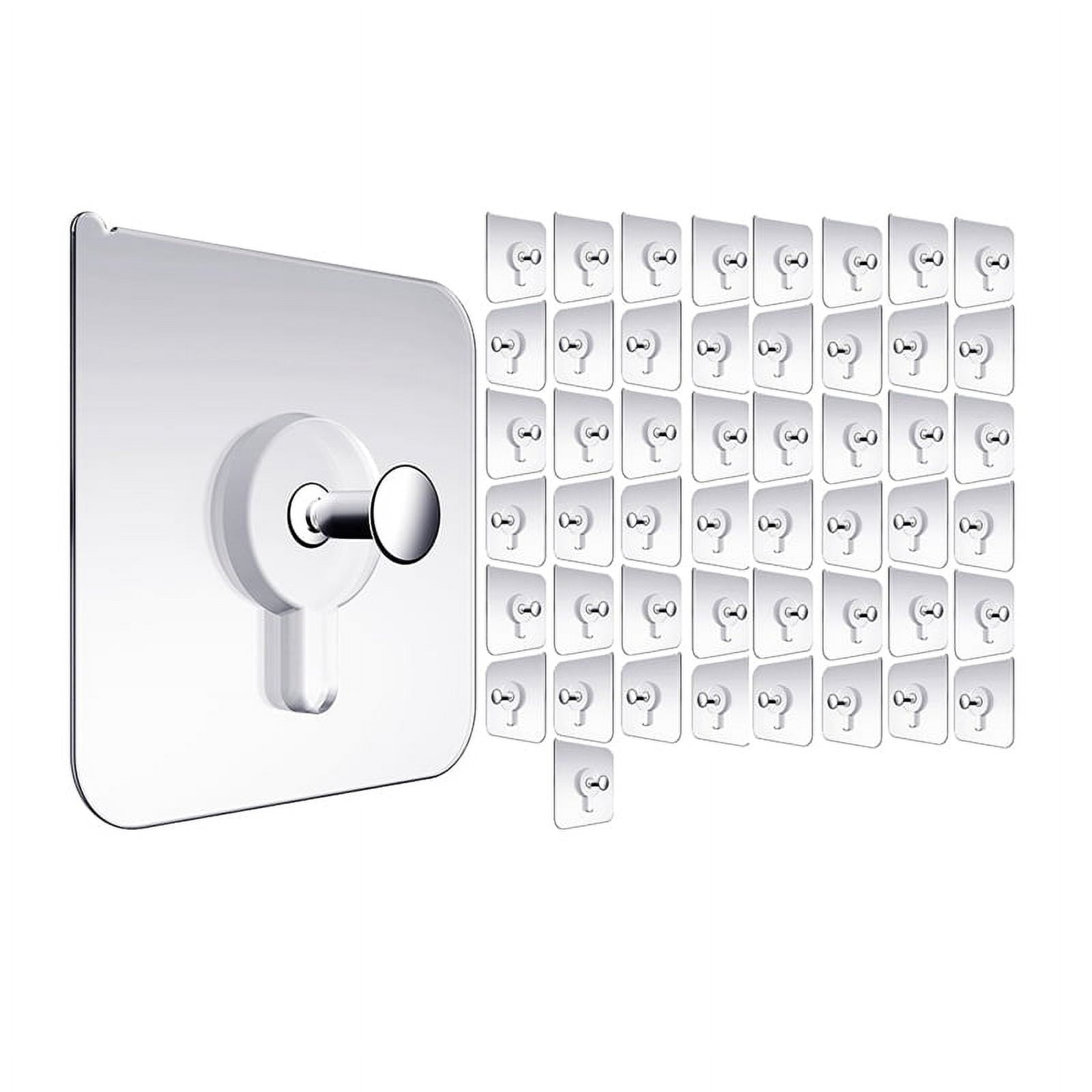 Wall Hangers Without Nails, Wall Hooks for Hanging, 50 Packs Adhesive ...
