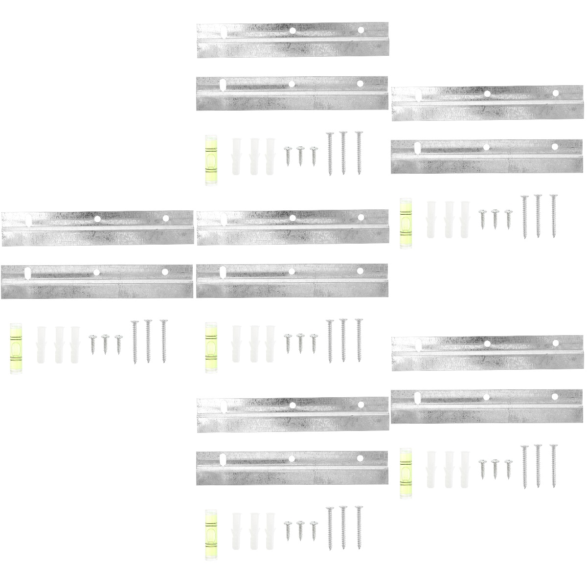 Wall Hanging 6 Sets Picture Hardwares Interlocking Hangers for Photo ...