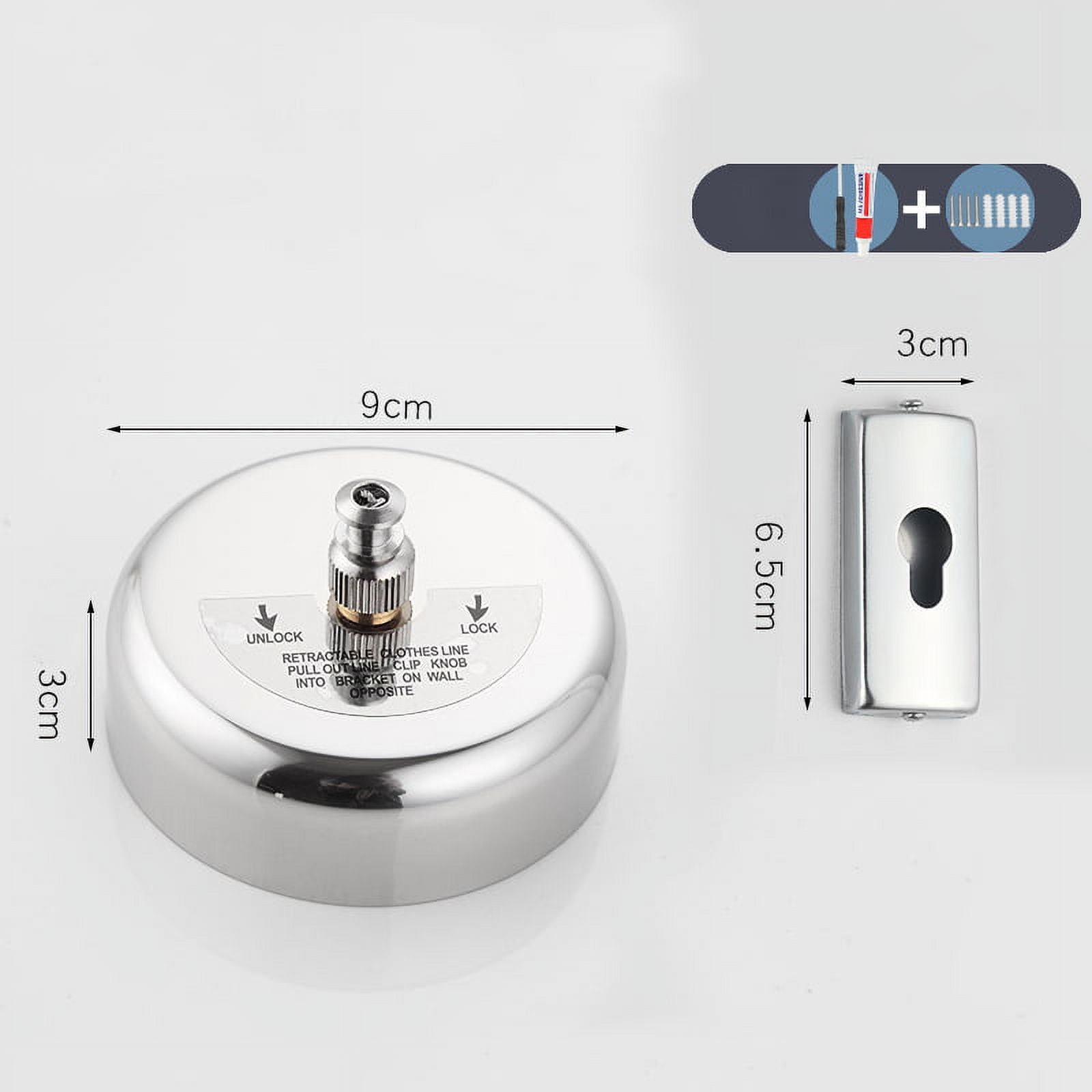 Wall Hanging Clothesline Telescopic Invisible Retractable Dryer Clothes ...