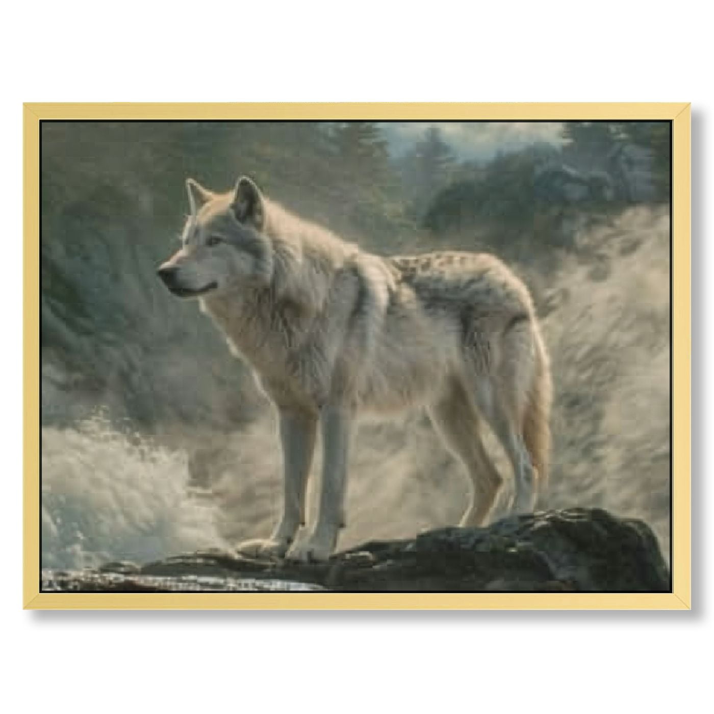 Wall Hanging Decor Wall Art for Bedroom Living Room Dorm Animal Wolf ...