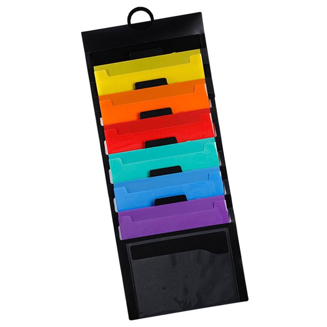 Wall Hanging File Folder Handheld File Organizer Expanding File ...