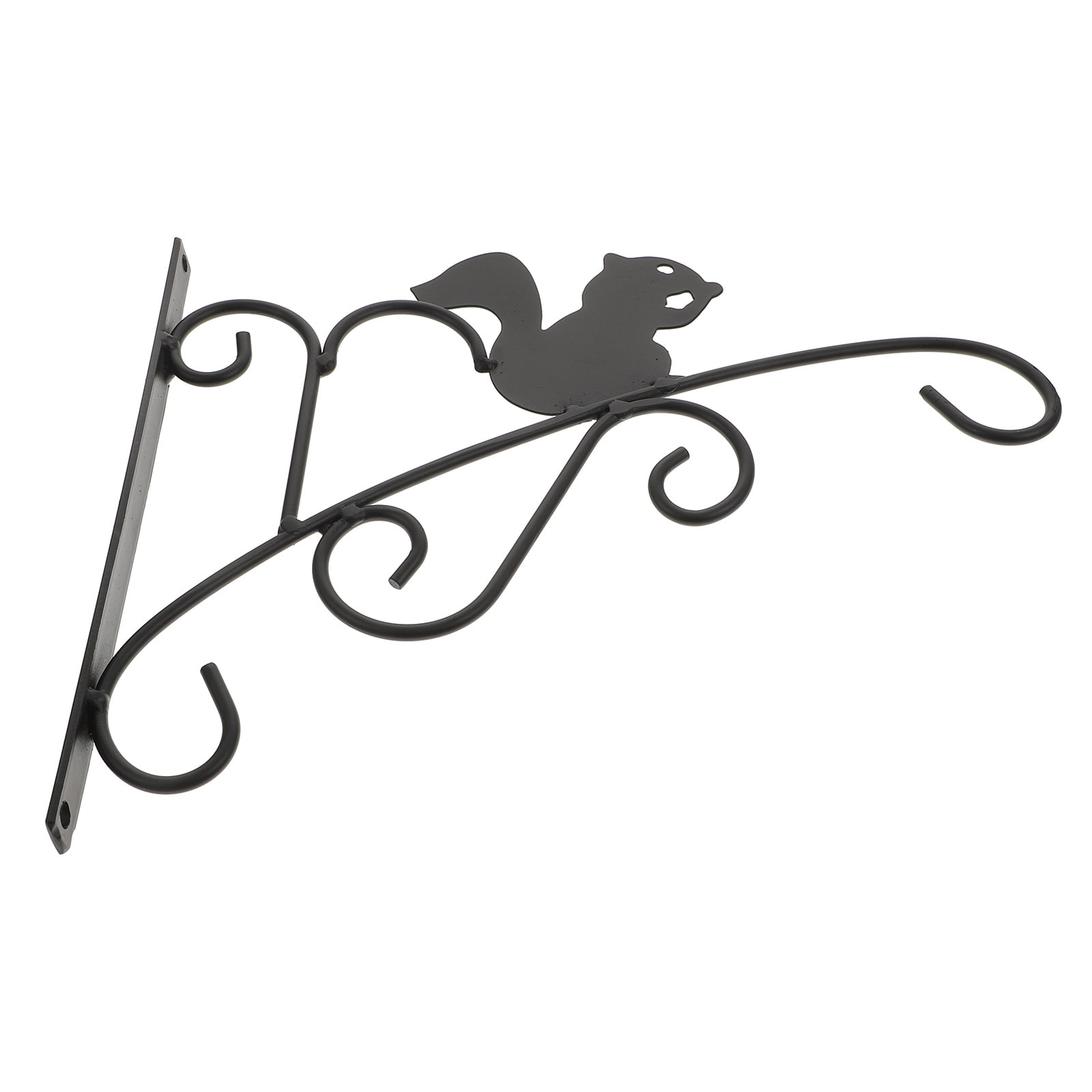 Wall Hanging Flower Stand Pot Shelf Brackets Decor Miss Black - Walmart.com