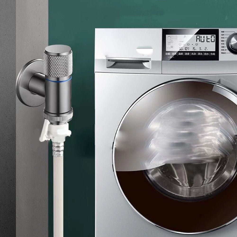 Wall Hanging G1/2 Washing Machine Faucet Water Stop Quick Opening Angle ...