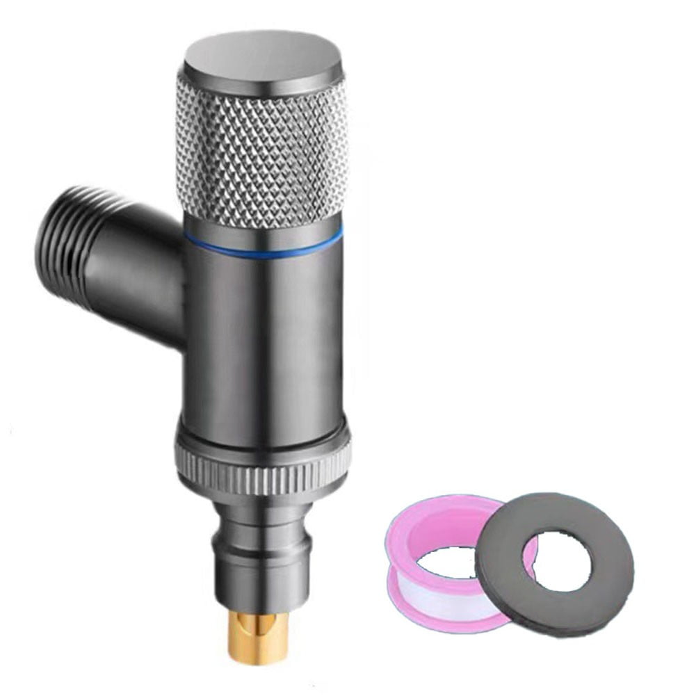 Wall Hanging G1/2 Washing Machine Faucet Water Stop Quick Opening Angle ...