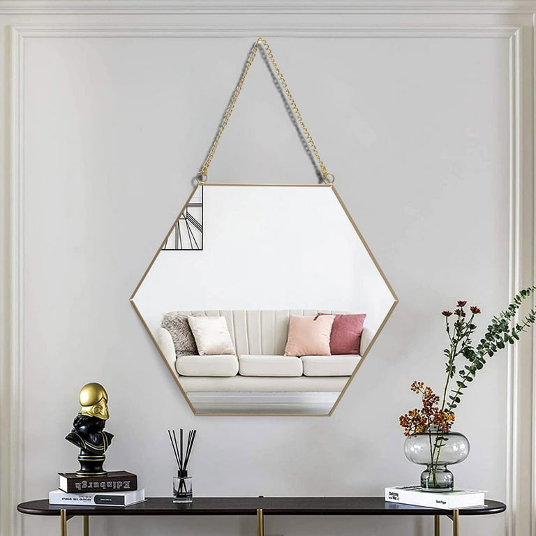 hexagon shape mirror