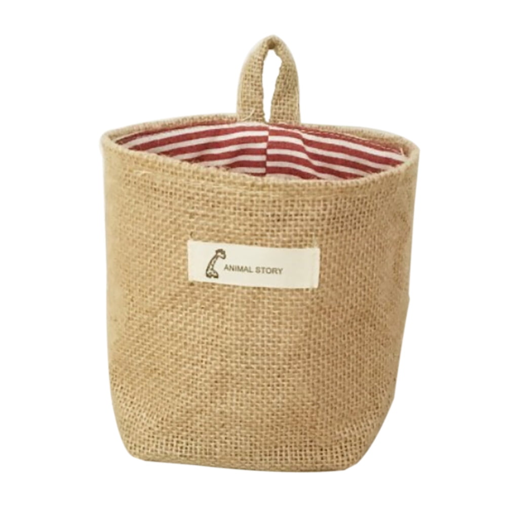 Wall Hanging Linen Storage Bags with Waterproof Plastic Liner for ...