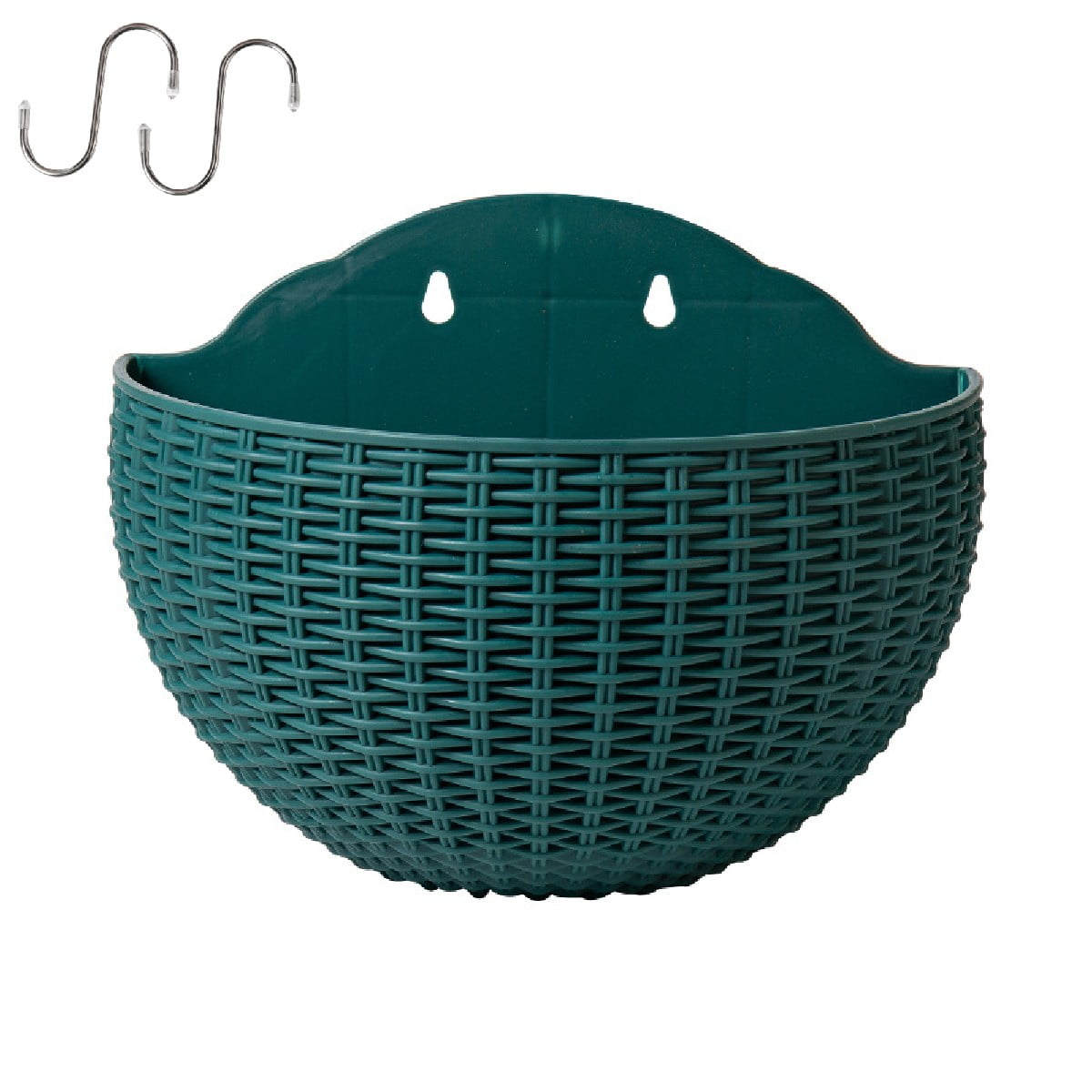 Wall Hanging Planters, TRIANU Hanging Flower Pots for Railing Fence ...