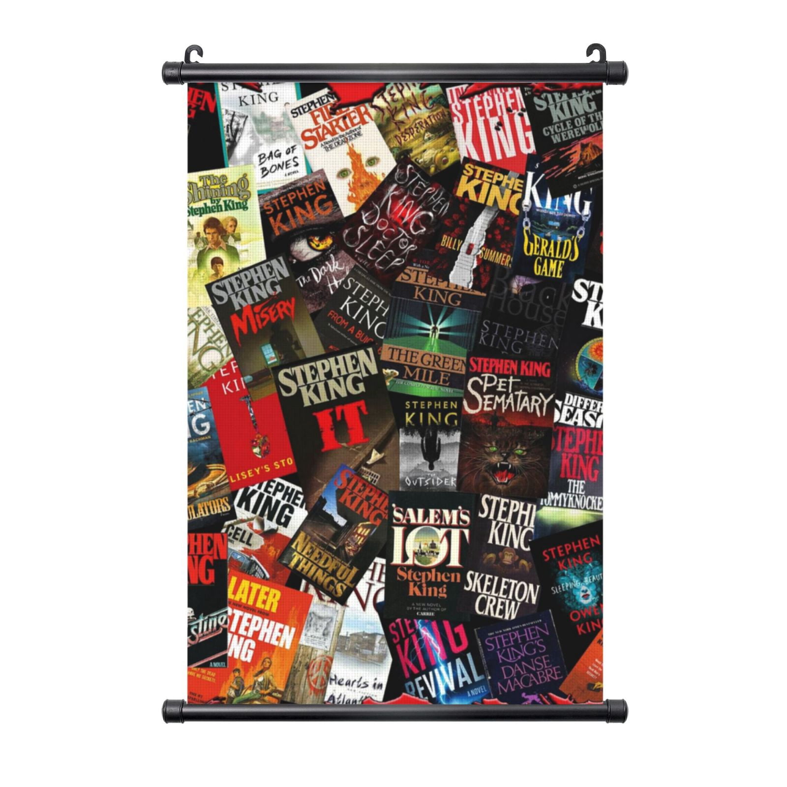 Wall Hanging Poster Stephen king Book Cover Collage Canvas Artwork With ...
