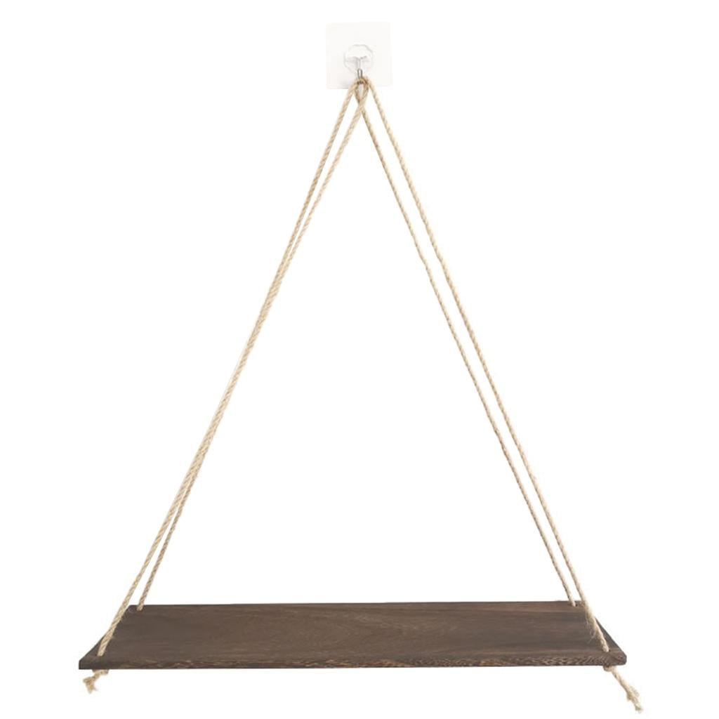 Wall Hanging Shelf - Wood Hanging Shelves Floating Shelves For Bedroom ...