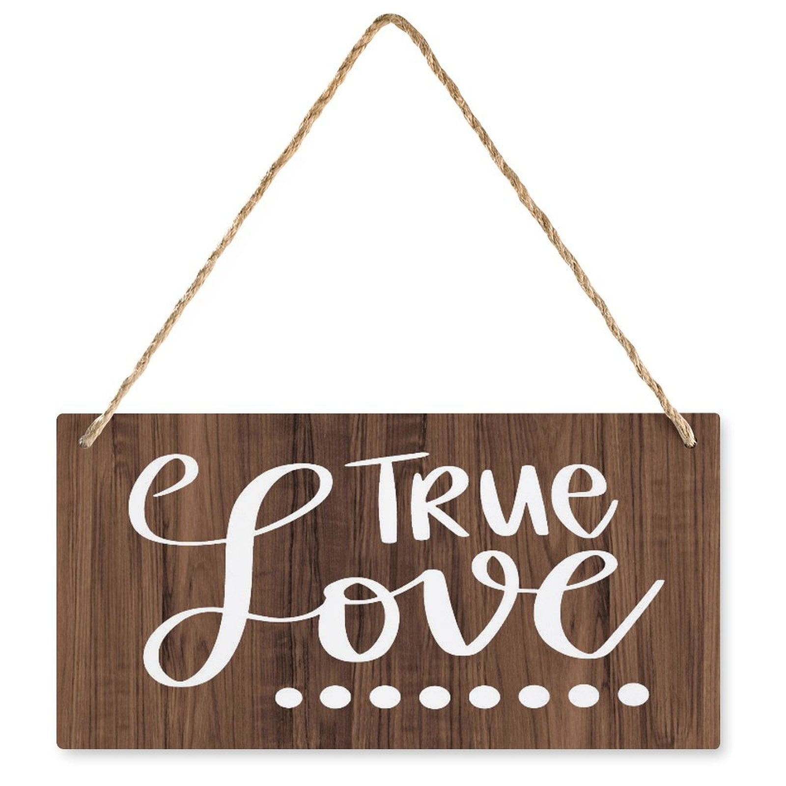 Wall Hanging Sign Wall Art Decor True Love Sign Wooden Family Sign ...