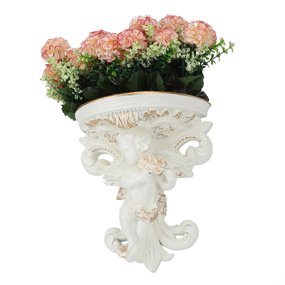 Wall Hanging Storage Rack European Angel Shelf Wall Decoration(With ...