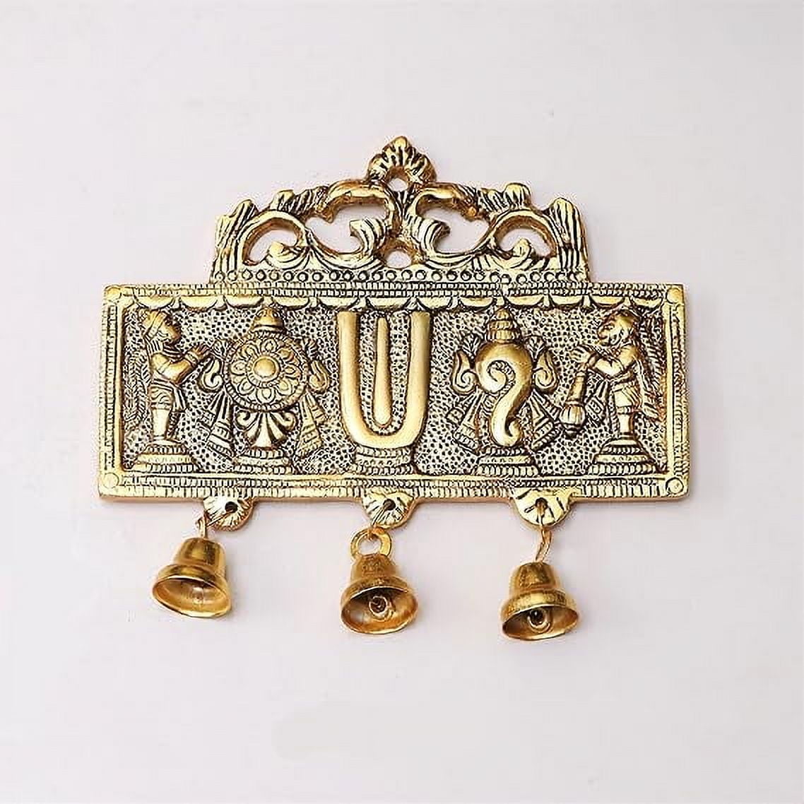 Wall Hanging Tirupati Balaji Symbol Shankh Chakra Tilak with Hanuman ji ...