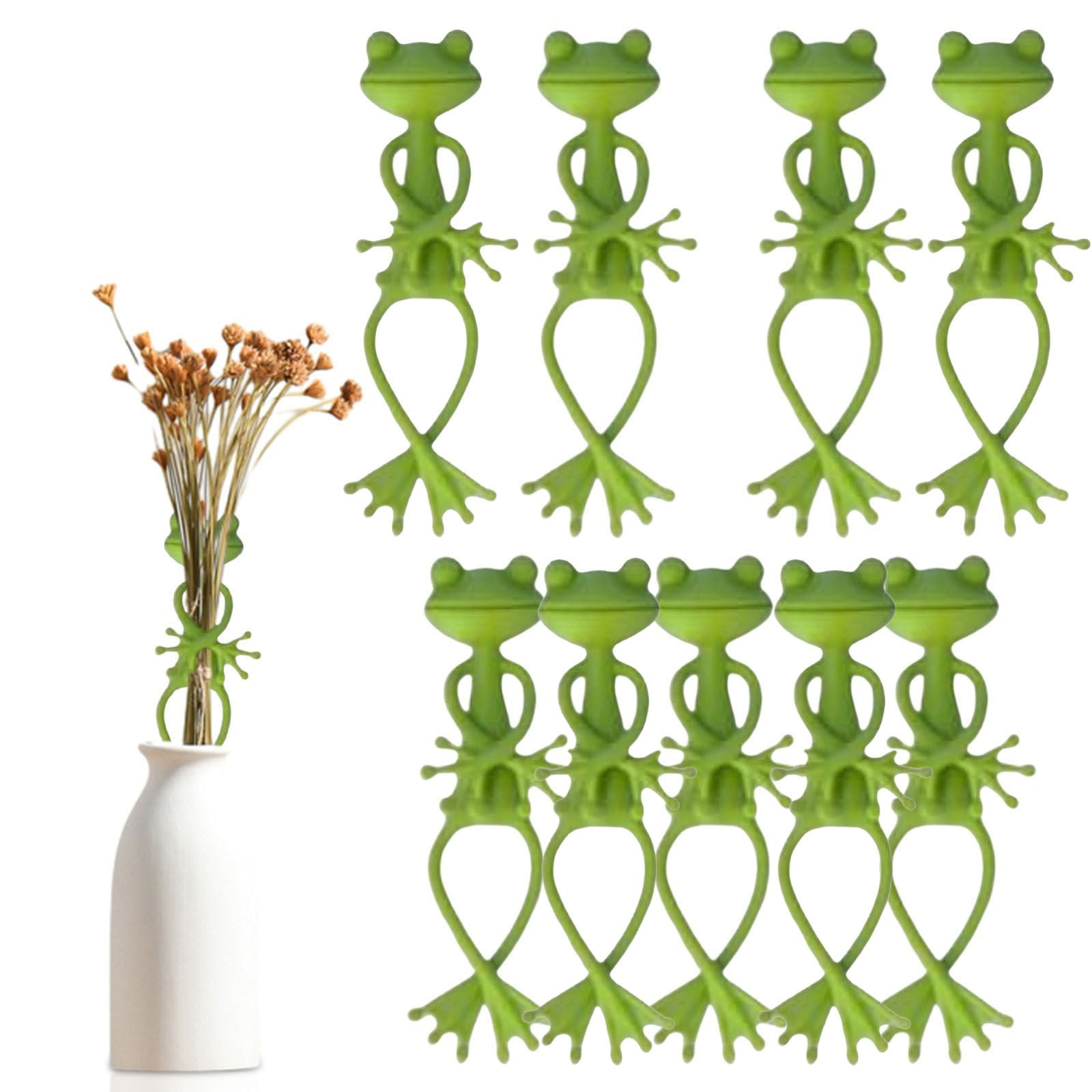 Wall Hook Fixing Clip | Green Rose & Traceless ABS Resin Mount | High ...