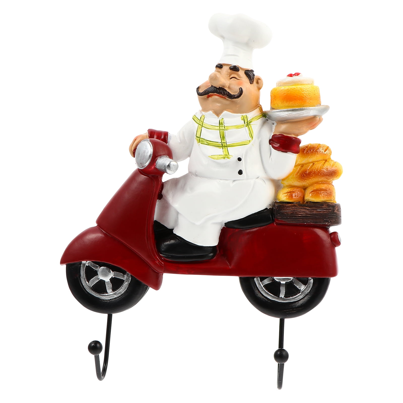 Wall Hook Hooks Hanger Key Holder Coat Towel Iron Chef Hanging Mounted ...