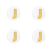 Wall Hook, Multipurpose Clear Adhesive Space-saving Wall Hanging Hooks ...