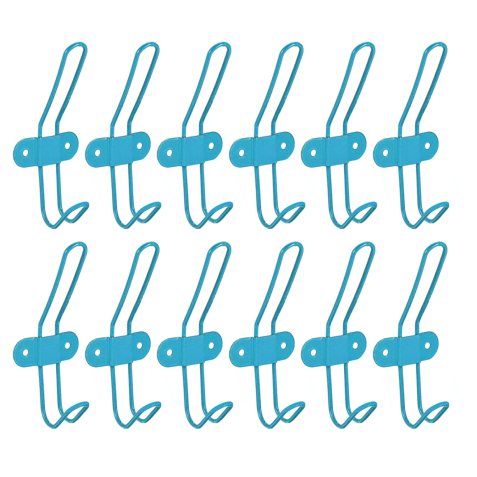 Wall Hooks, 12Pcs - Metal Double Prong Modern Simple Clothes Hook, Wall ...