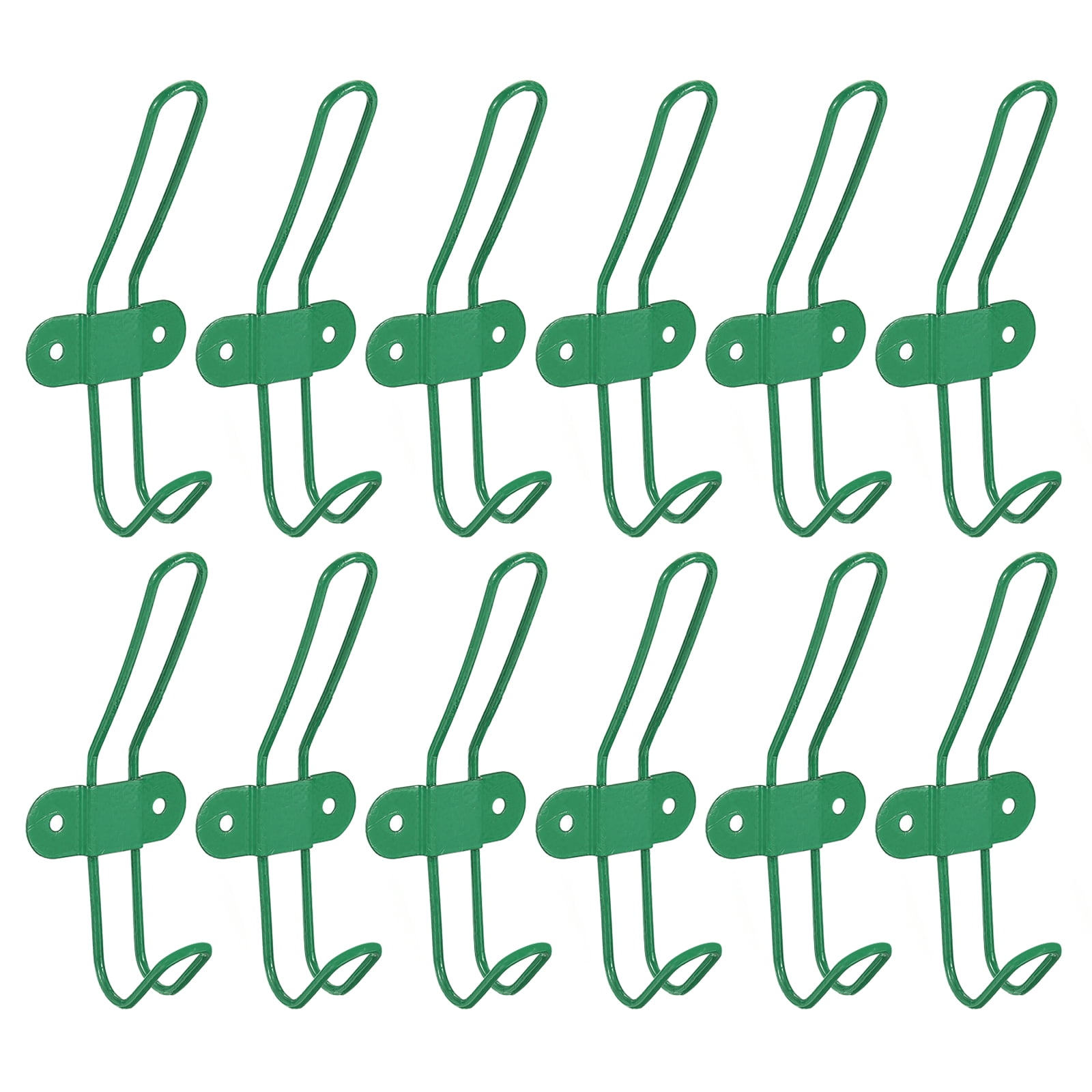 Wall Hooks, 12Pcs - Metal Double Prong Modern Simple Clothes Hook, Wall ...