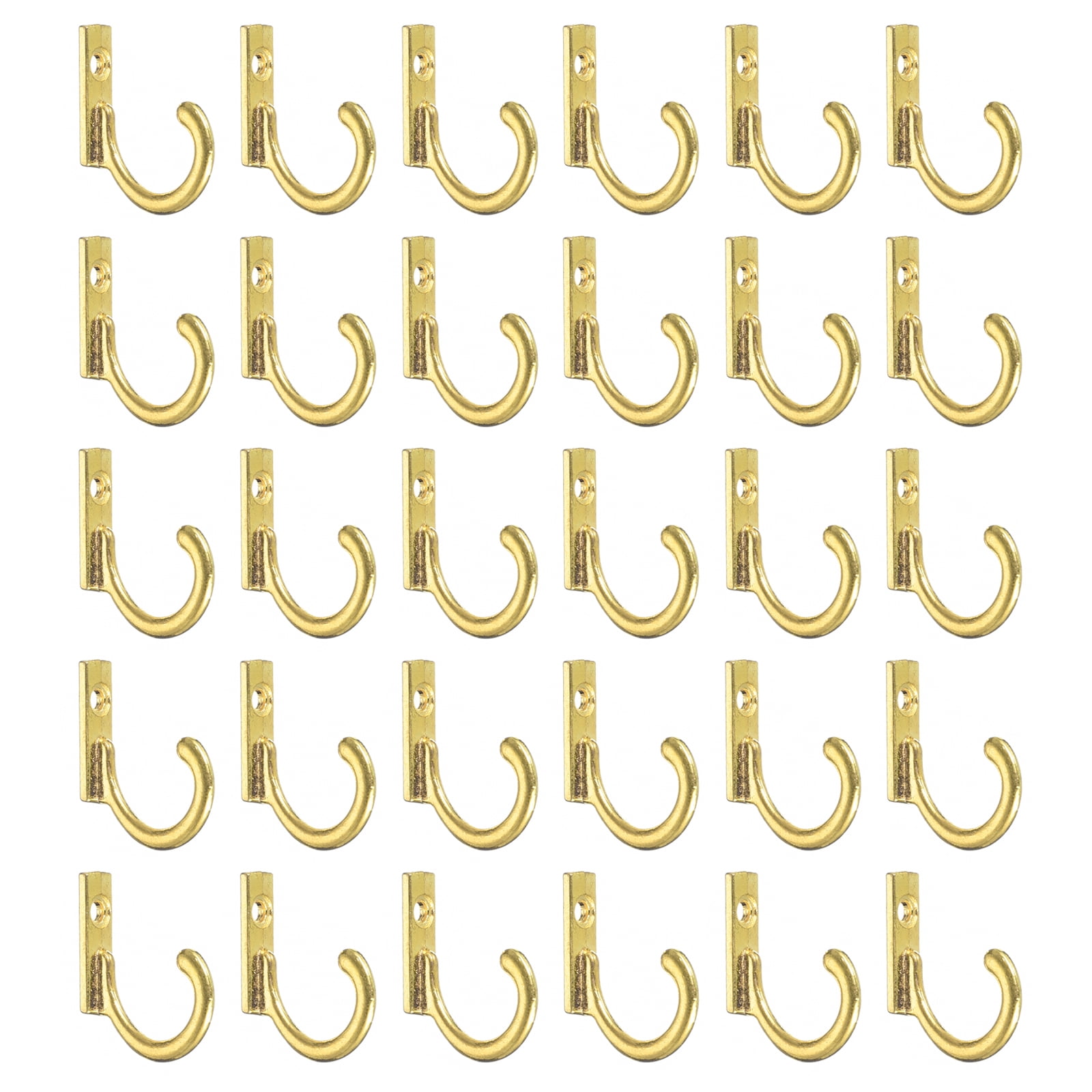 Wall Hooks, 30 Pack - Zinc Alloy Single Prong Vintage Clothes Hook ...