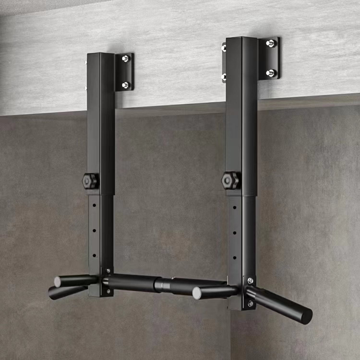 Wall Joist Mount Pull Up Bar, Beam Mounted Chin Up Bar for Home Gym ...