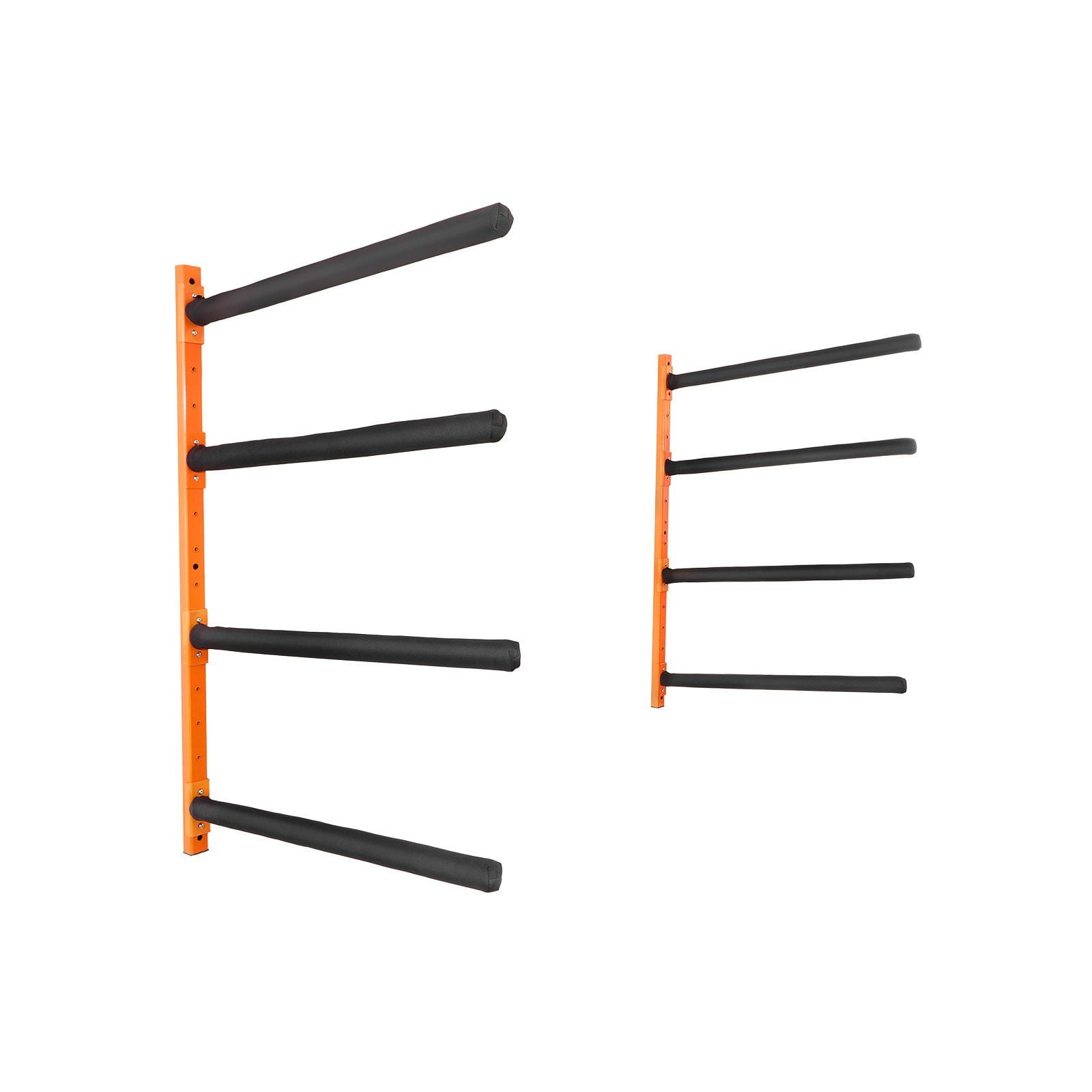 Wall Kayak Storage Rack, 4-Capacity Wall Mounted Kayak Holders for ...