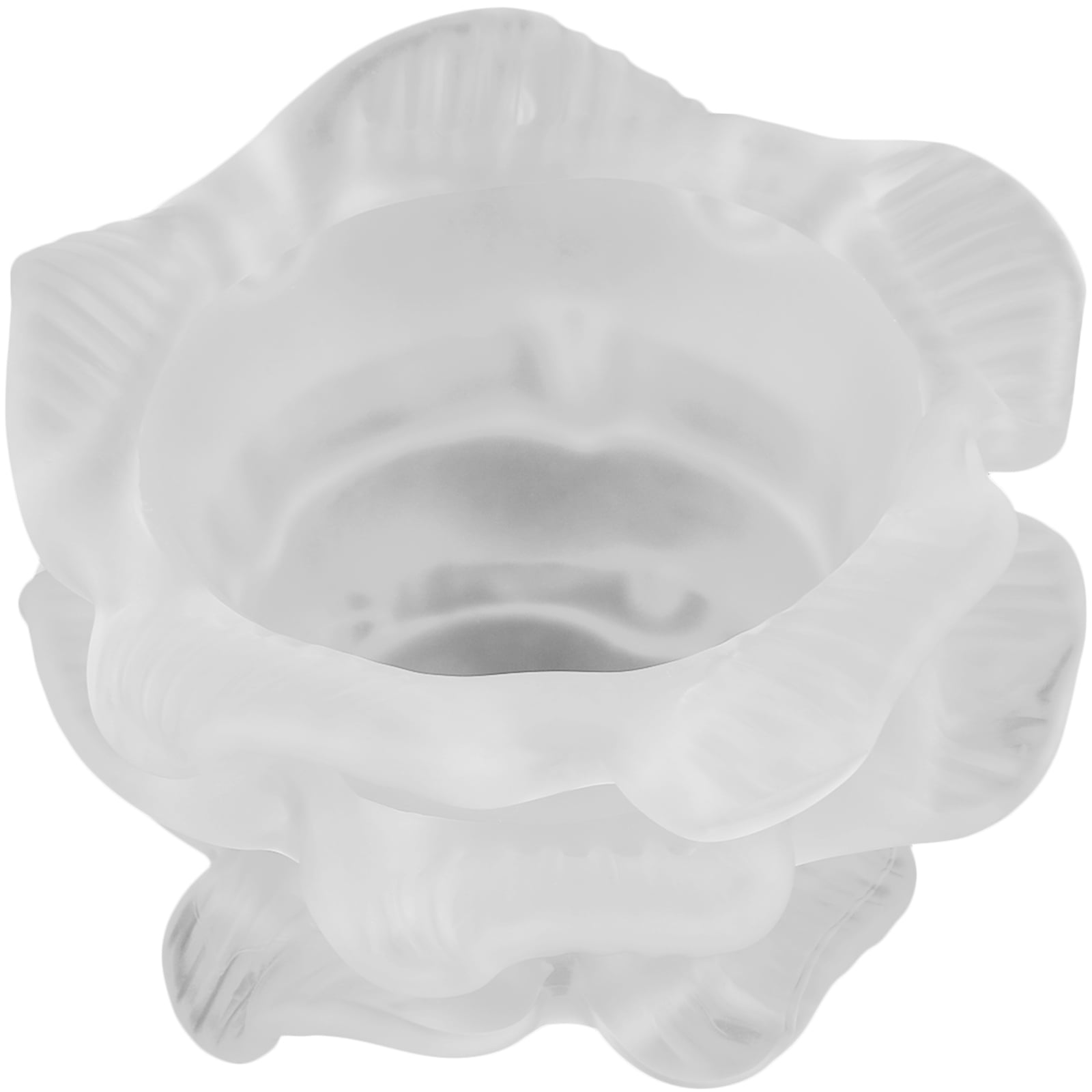 ARTIBETTER Small Lily Flower Glass Wall Lamp Shade White Frosted E14 ...