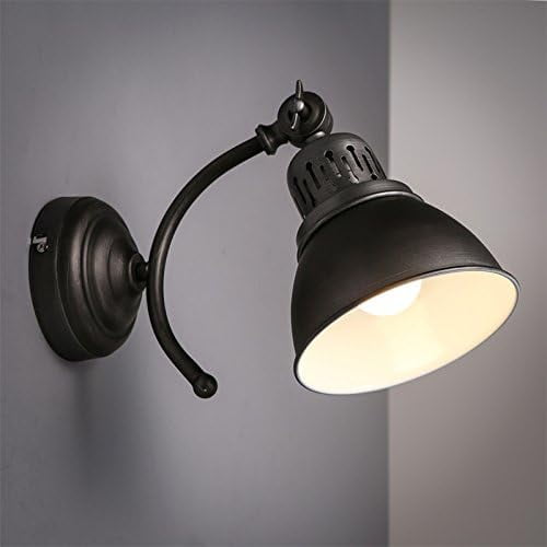 Wall Lamps,Adjustable Iron Art Industrial Wind Wall Lamp Retro Personality Entrance Stair Wall ...