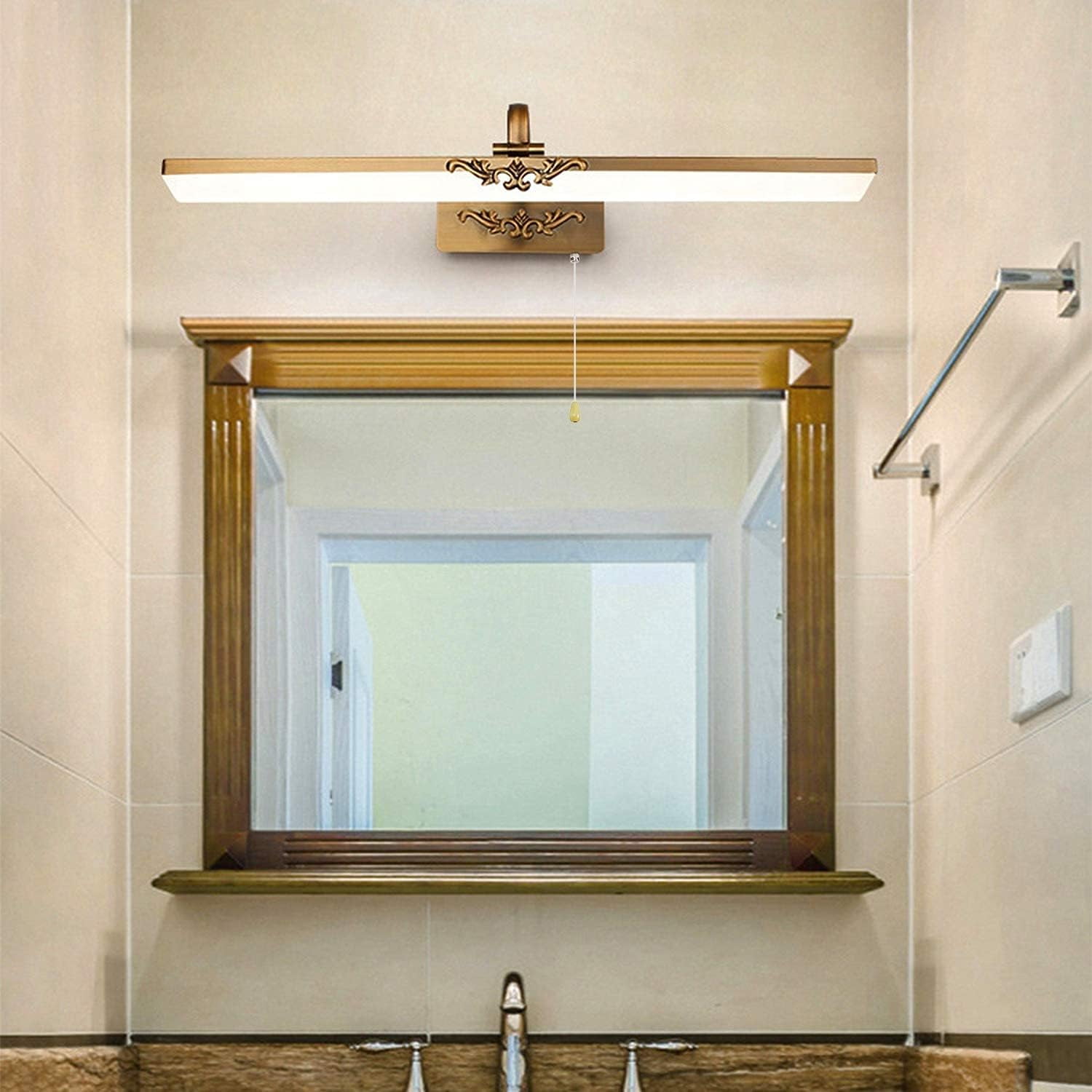 Wall Lamps,Bathroom Mirror Light with Switch, Led Bathroom Lamp Vintage ...