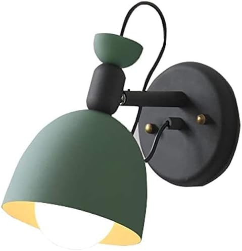 Wall Lamps,Bracket Light Single Head Wrought Iron Wall Lamp, Nordic ...