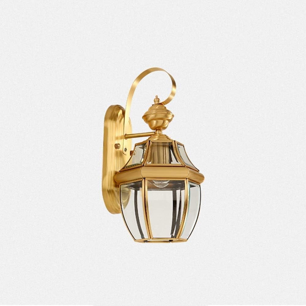 Wall Lamps,Simple Modern Outdoor Wall Light,Aluminum, Anti-Rust, Transparent Glass Lamp,Outdoor ...