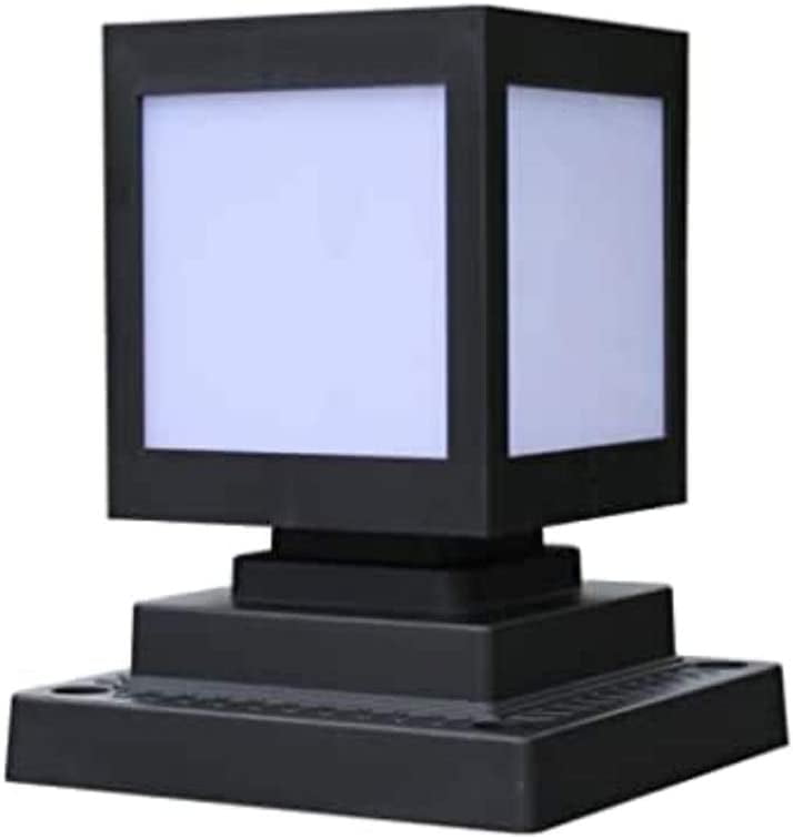 Wall Lamps,Solar Column Headlights, Outdoor Garden Lights Super Bright ...