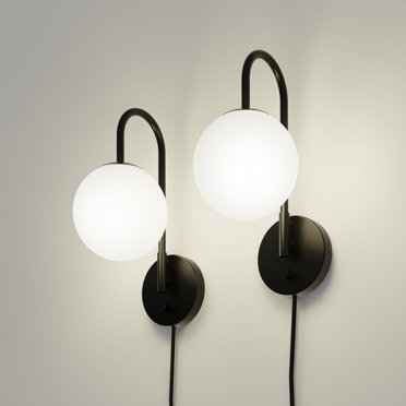 LED Wall Sconce Mini Hardwired, Modern Wall Lamp, Up Down Wall Mount ...