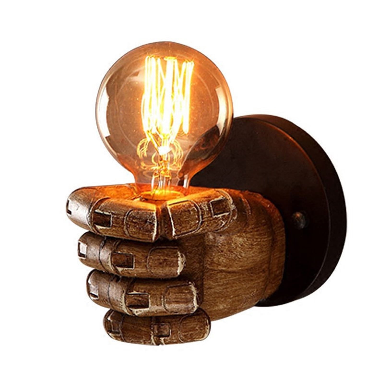 Wall Light Decoration Holder Novelty Fist Shape Wall Lamp Holder Wall ...