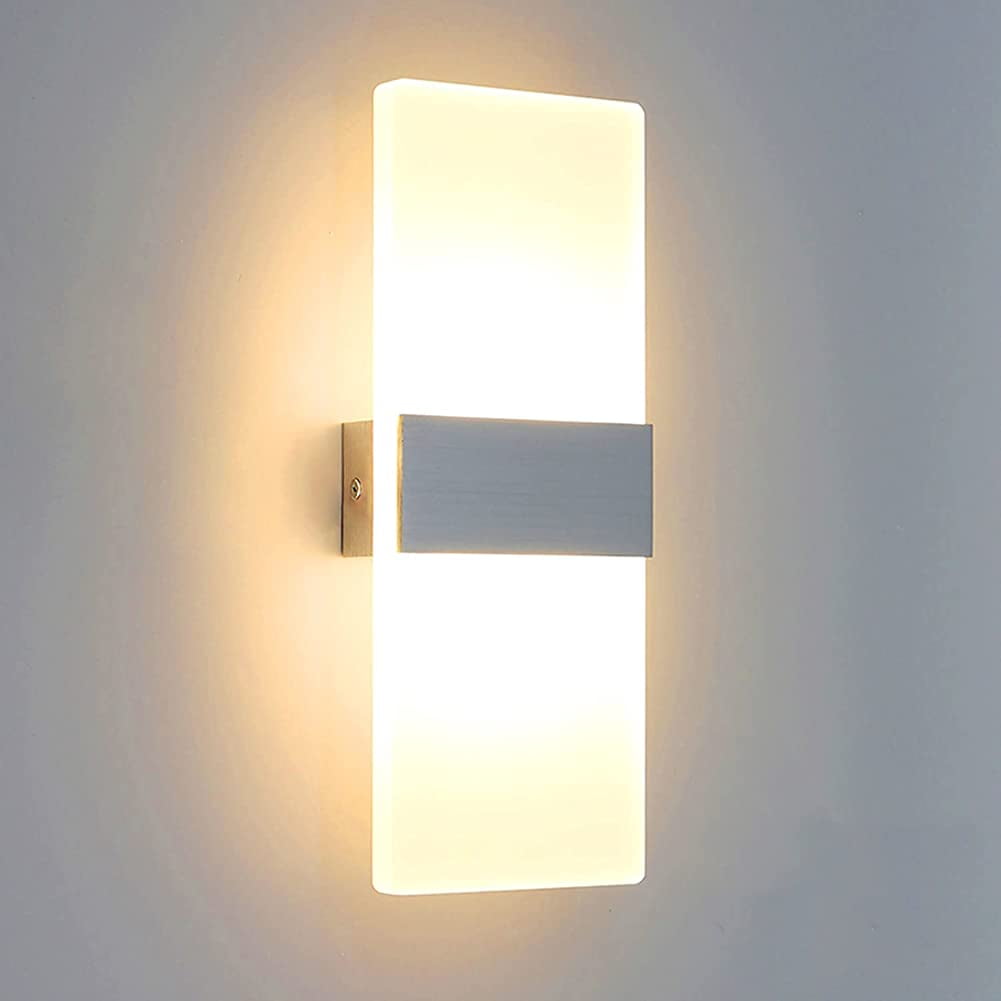 Wall Light LED Indoor Modern White Wall Lamp Staircase Up and Down ...