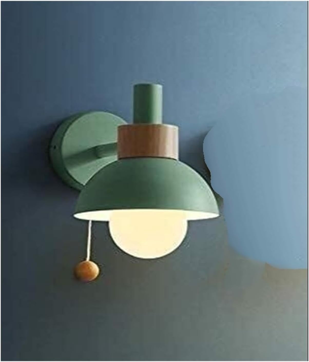 Wall Light Nordic Modern Wooden Wall Lamp Bedside Reading Wall Sconce ...