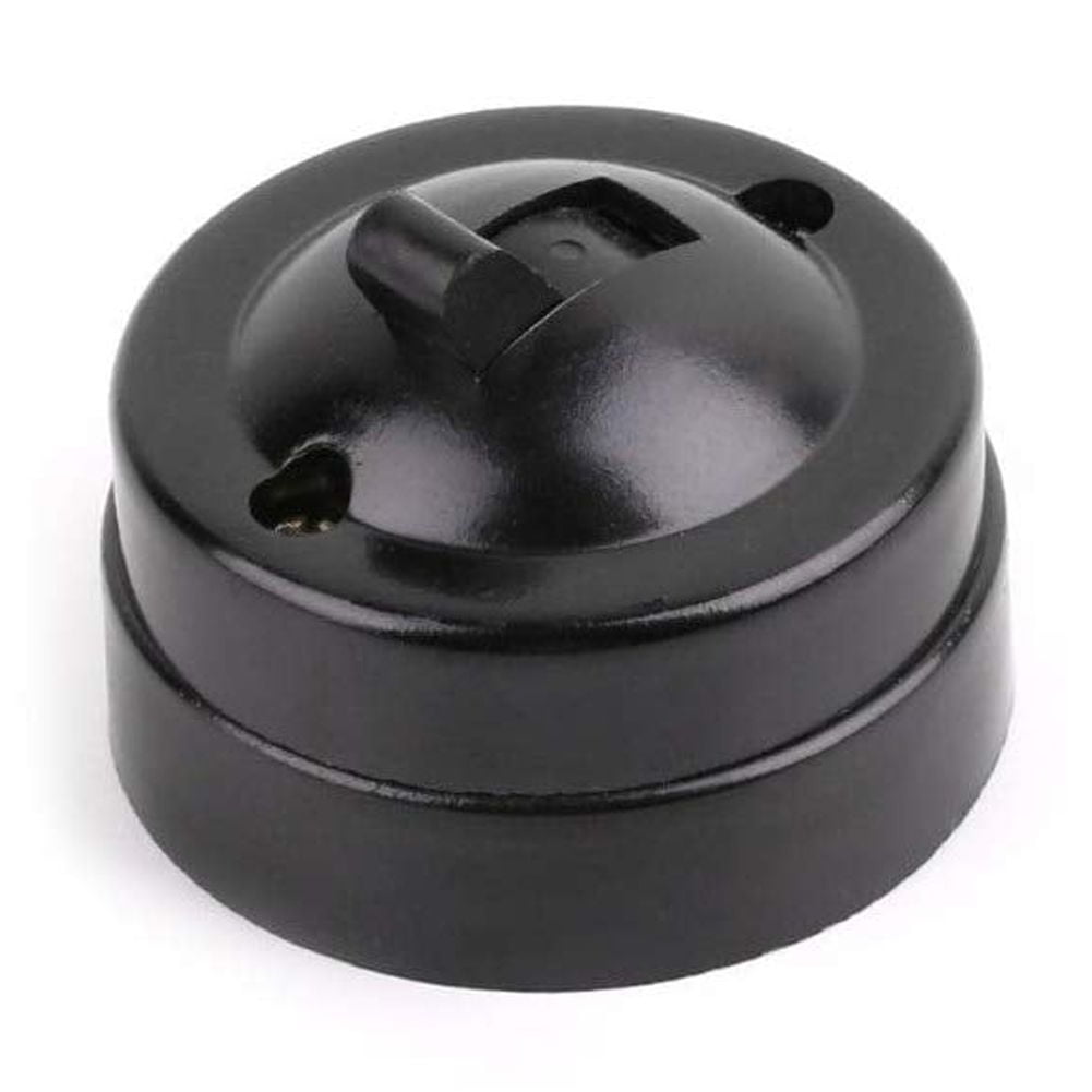 Wall Light Switch Retro Single-Control Switch Old-Fashioned Round ...